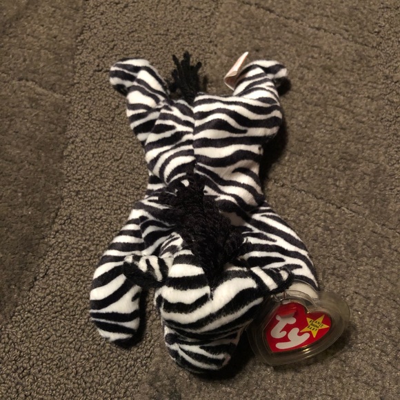 Ty | Toys | Ty Beanie Babies Ziggy The Zebra 995 Authentic | Poshmark